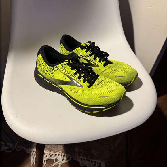 Brooks | Shoes | Brooks Bright Yellow Running Shoes With Black Details ...